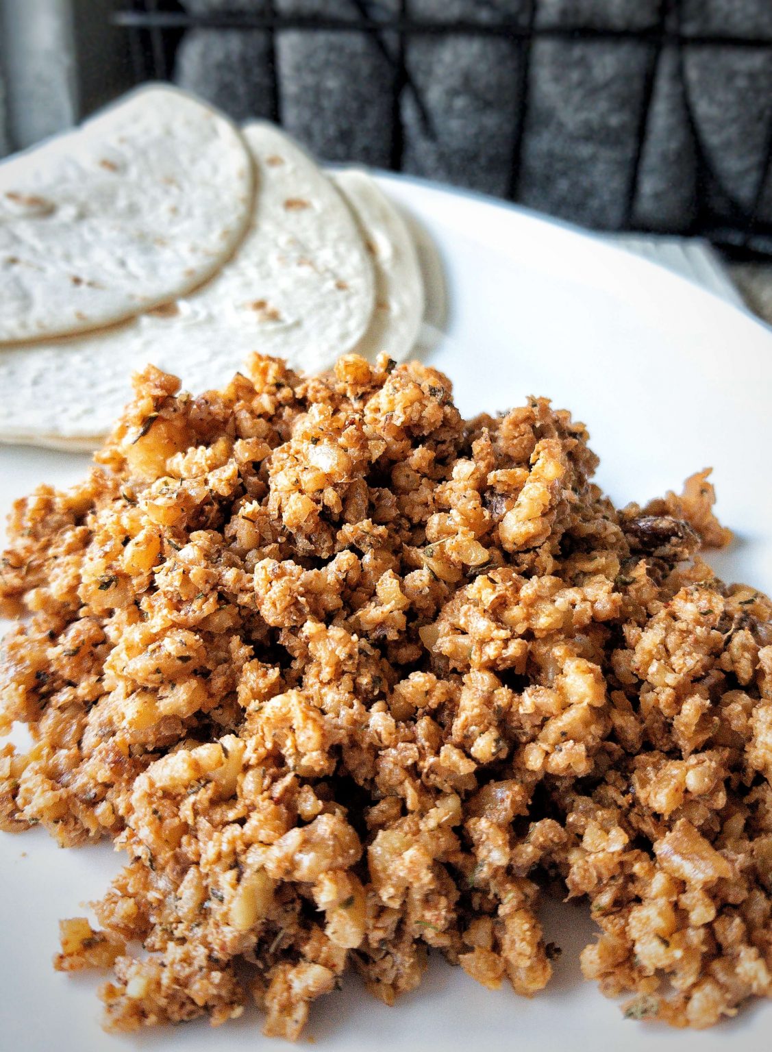 Easy Walnut "Meat" Recipe - Plant Based And Broke