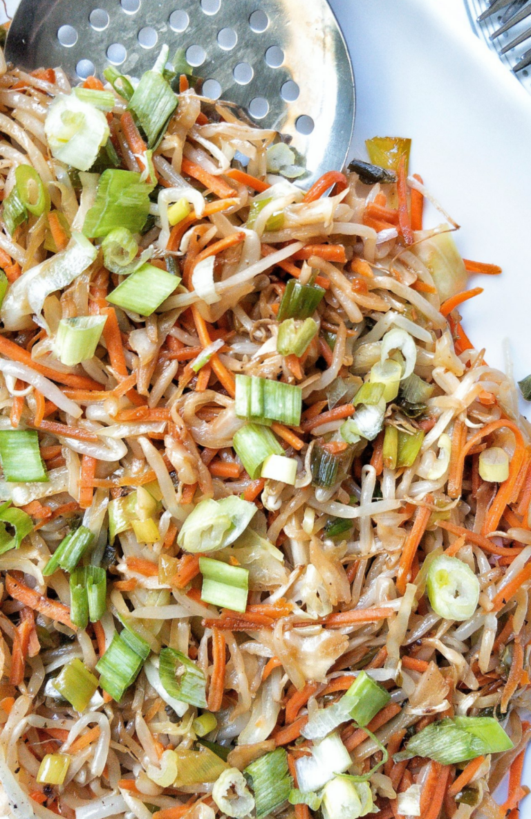 10-Minute Mung Bean Sprout Stir-Fry - Plant Based And Broke