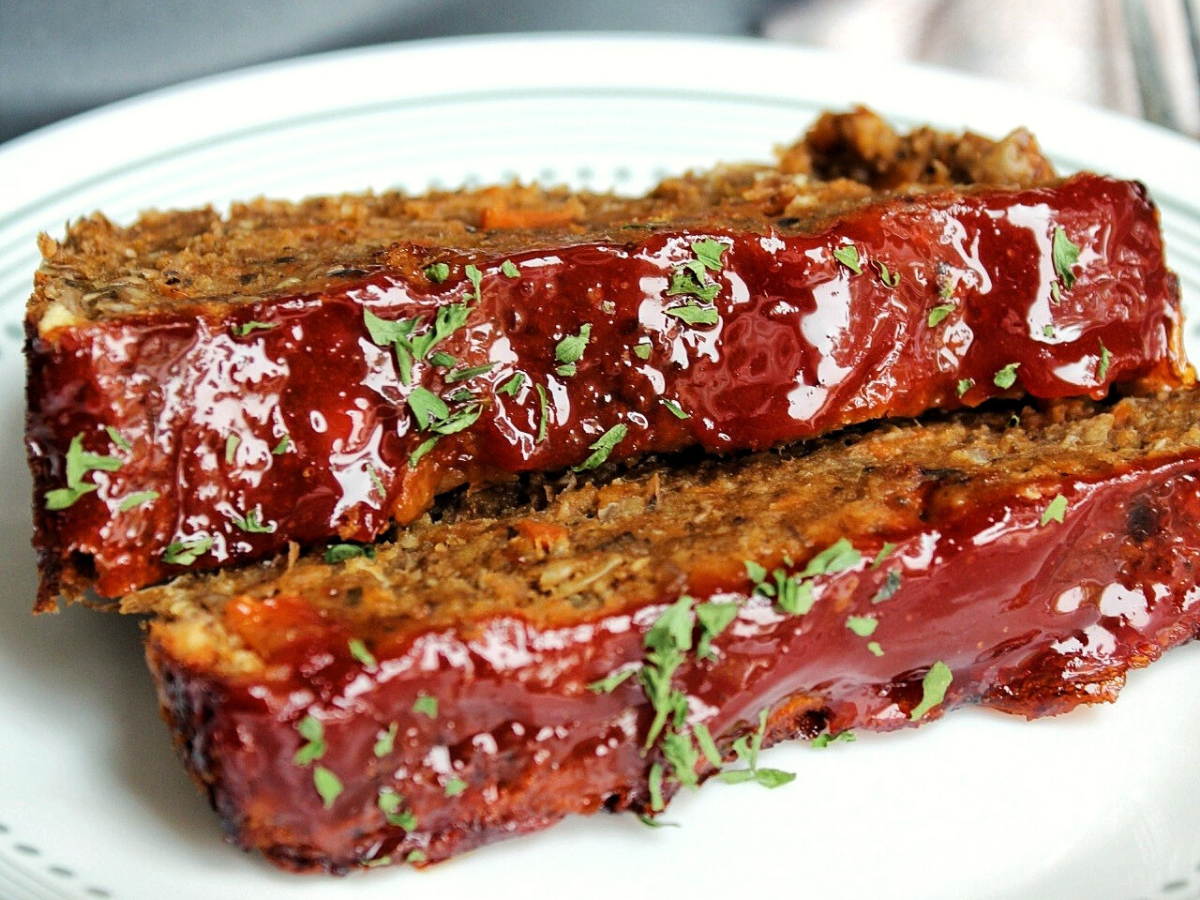 Mushroom Lentil Loaf - Plant Based And Broke