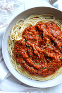 Best Homemade Vegan Spaghetti Sauce - Plant Based And Broke