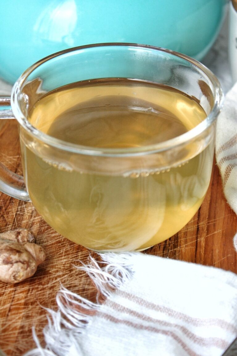 Honey Ginger Root Tea (Homemade & Ready in 10 Minutes!) - Plant Based ...