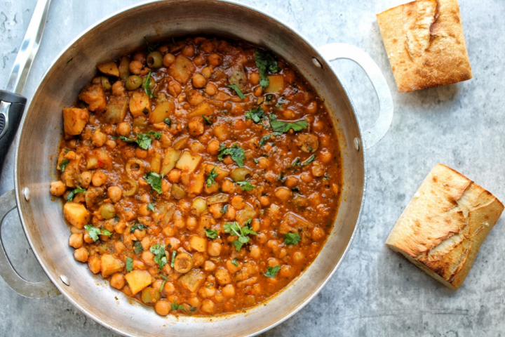 Puerto Rican Chickpea Stew (Garbanzos Guisados) - Plant Based And Broke